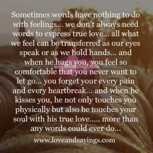 Love me Without fear Trust me Without Wondering